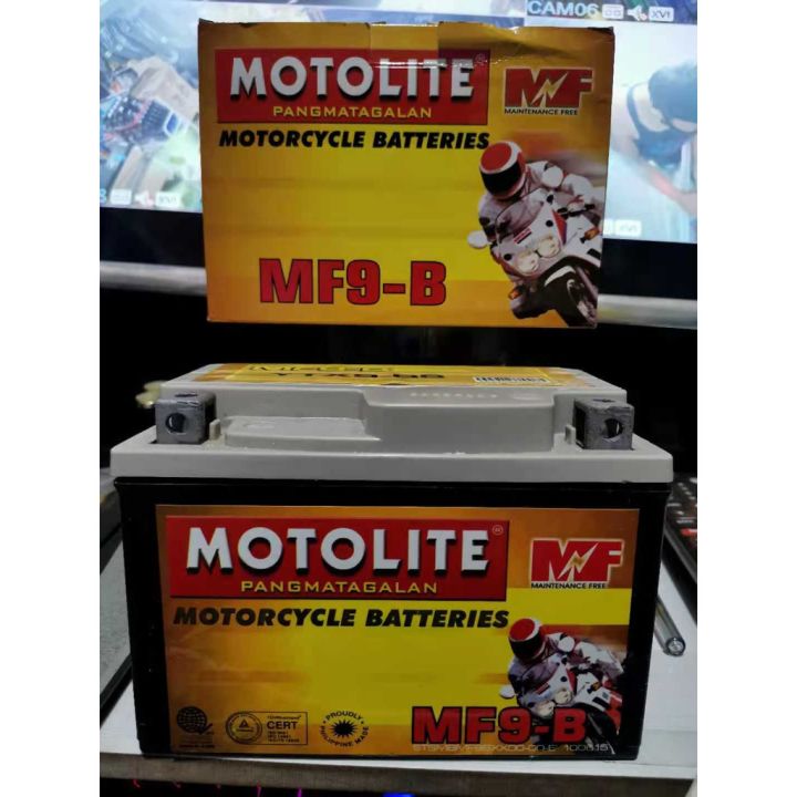 Motolite Battery MF9-B | Lazada PH