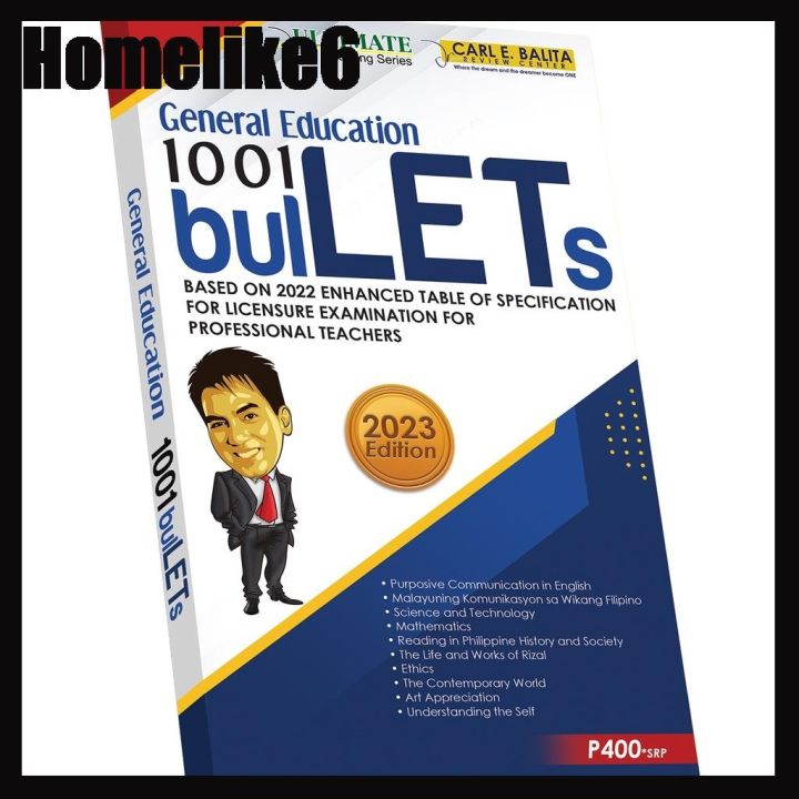 CBRC General Education BulLets 2023 Edition LET Reviewer | Lazada PH