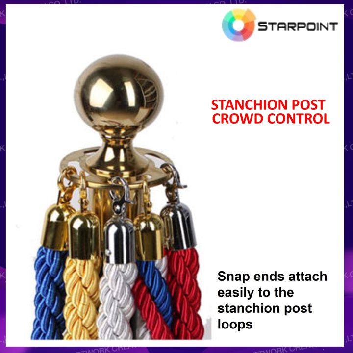 2pc Stanchion Post w/ free 1pc rope , Crowd Barrier, Stanchion Post ...