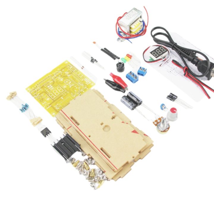 LM317 Adjustable Voltage Regulated Power Supply DIY Kit 110V ...