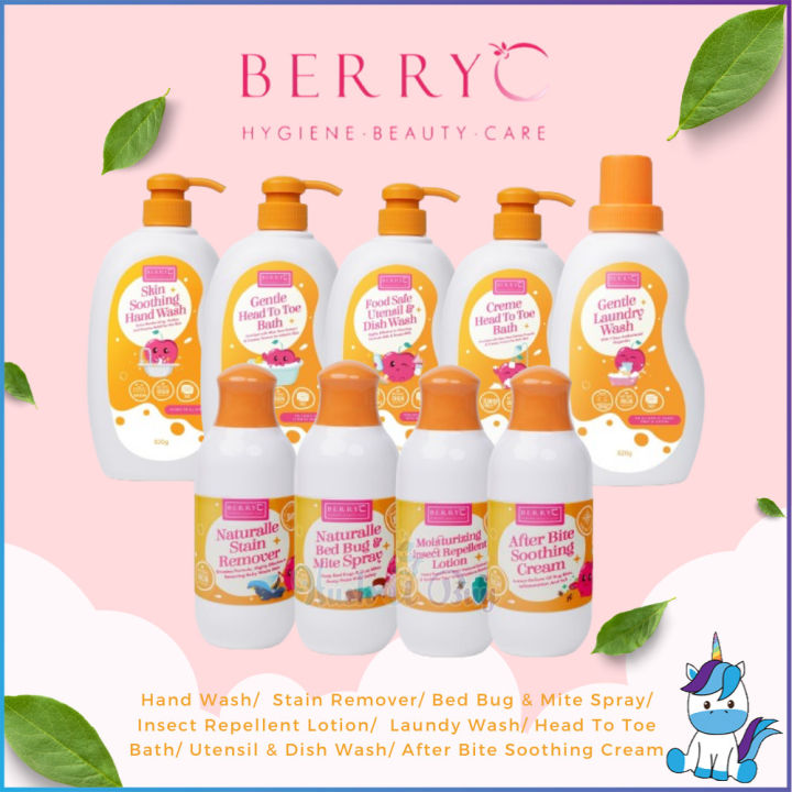 [NEW] BERRY C Creme Head To Toe Bath (Kid) 820g / Gentle Head To Toe ...