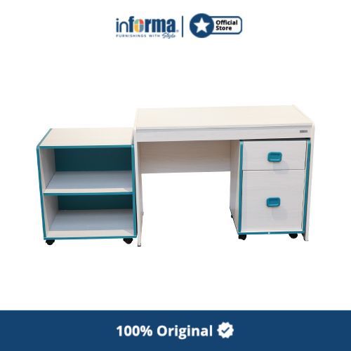 Informa Parla Meja Belajar Anak Dengan Laci - Biru | Lazada Indonesia