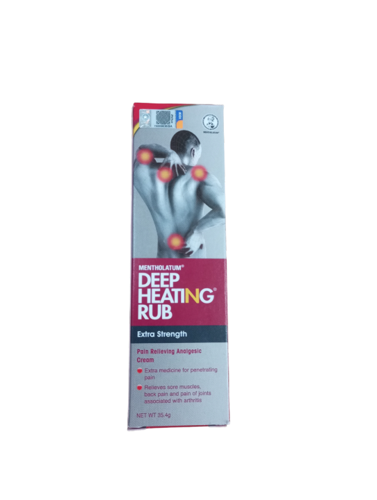 Deep Heating Rub Extra Strength Pain Relieving Cream (35.4g/ 94.4g ...