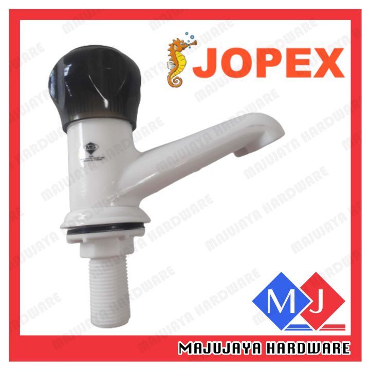 JOPEX UPVC Plastic Bathroom Kitchen Pillar Basin Tap PT05CW PVC Pillar ...