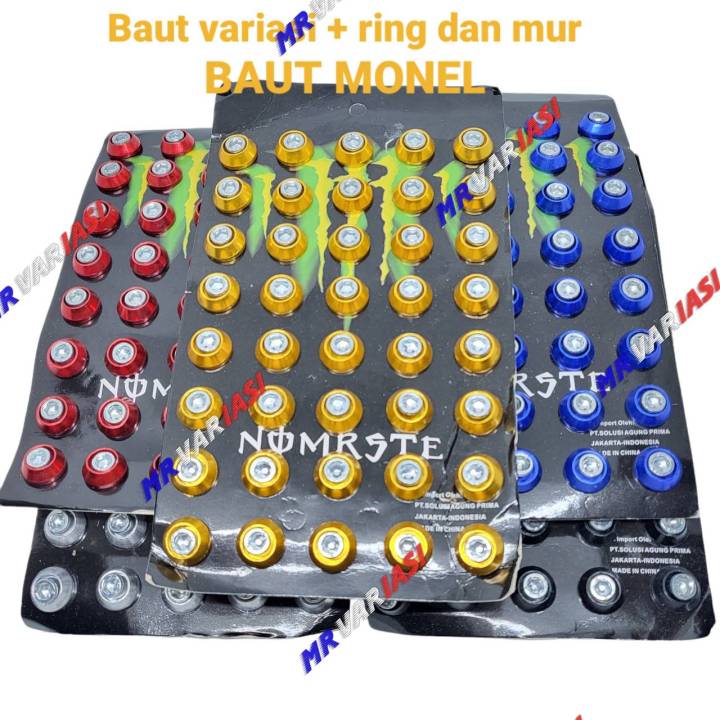 Baut L + Ring Monel Variasi Universal Baut - Baut Monel | Lazada Indonesia