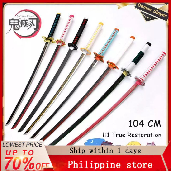 【Local Ship】Cosplay sword Demon Slayer Sword CosPlay Sword 104cm cos ...