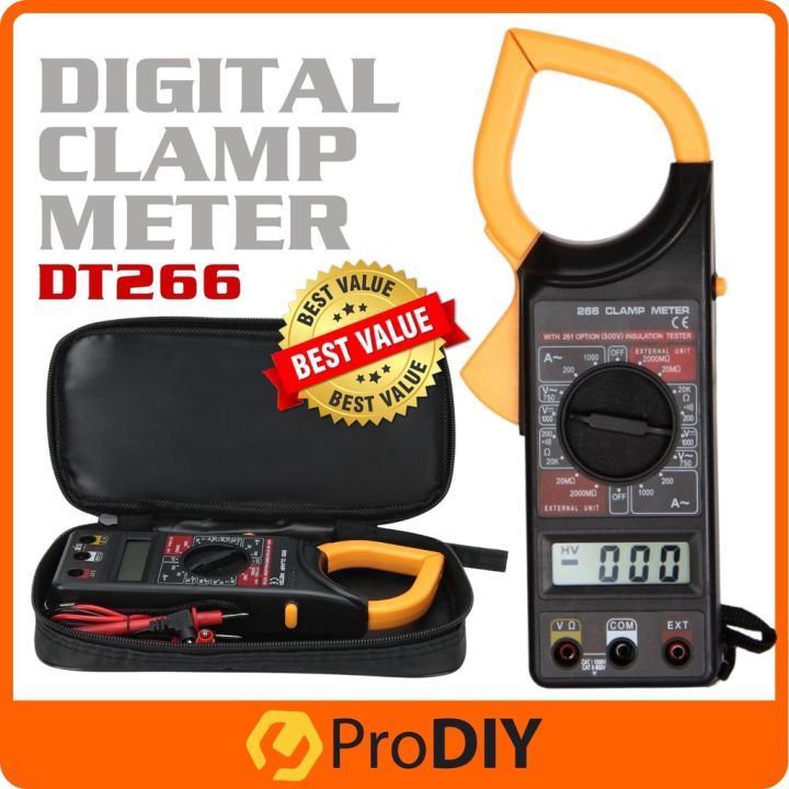 DT266 LCD Digital Clamp Meter AC Ammeter Digital Current Clamp Meter ... DT266 LCD Digital Clamp Meter AC Ammeter Digital Current Clamp Meter ...