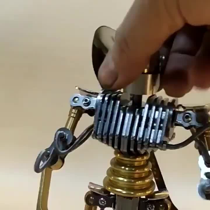 Metal Robot Model Crafts Handmade Stainless Steel Hands and Feet Can ...