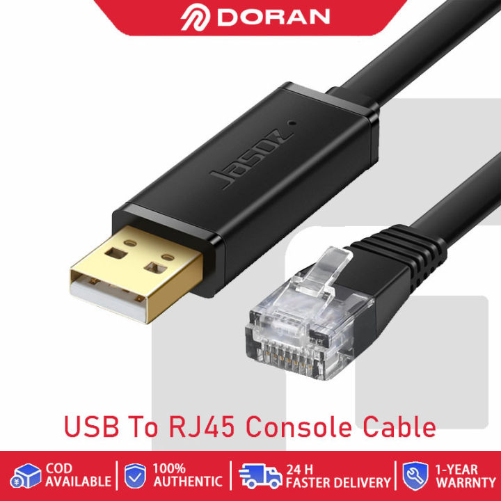 DORAN USB to RJ45 Console Cable Kabel RS232 Serial Adapter for Cisco ...