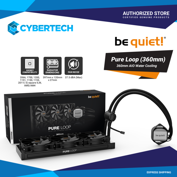 Be Quiet! Pure Loop 360 Mm Aio Liquid Cooler Bw008 | Lazada PH