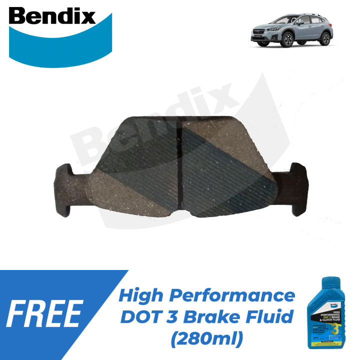 Bendix Brake Pads GCT DB2398 Rear Set For Subaru XV New, Forester 2018 ...