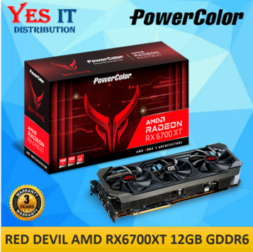 POWERCOLOR Red Devil AMD Radeon RX 6700XT 12GB GDDR6 Graphic Card | Lazada