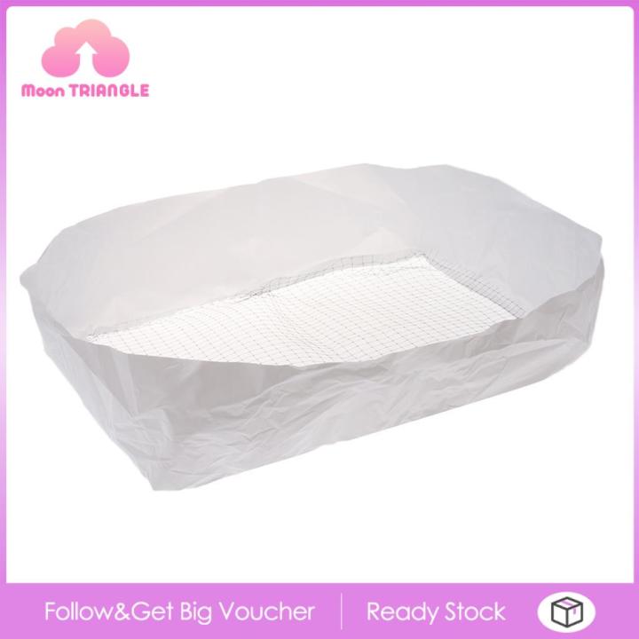 Moon TRIANGLE Cat Litter Box Liners Pan Liner Sifter Heavy Duty Litter ...