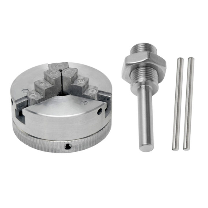 Mini Drill Chuck Metal 3 Jaws Z011 High Carbon Steel Manual Lathe Chuck ...