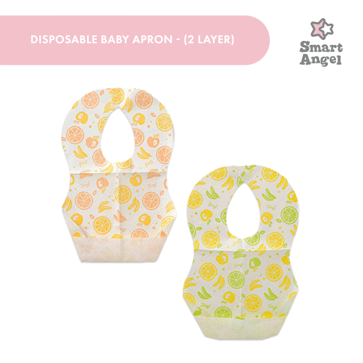 Smart Angel Disposable Baby Apron - (2 layer) | Lazada PH