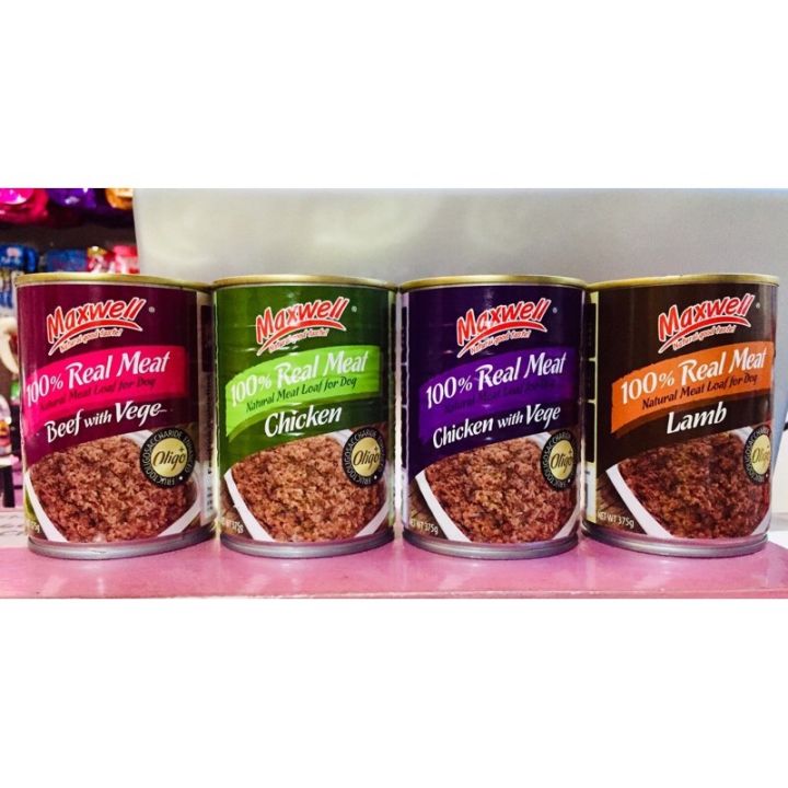 MAXWELL WET DOG FOOD IN CAN 375G. | Lazada PH