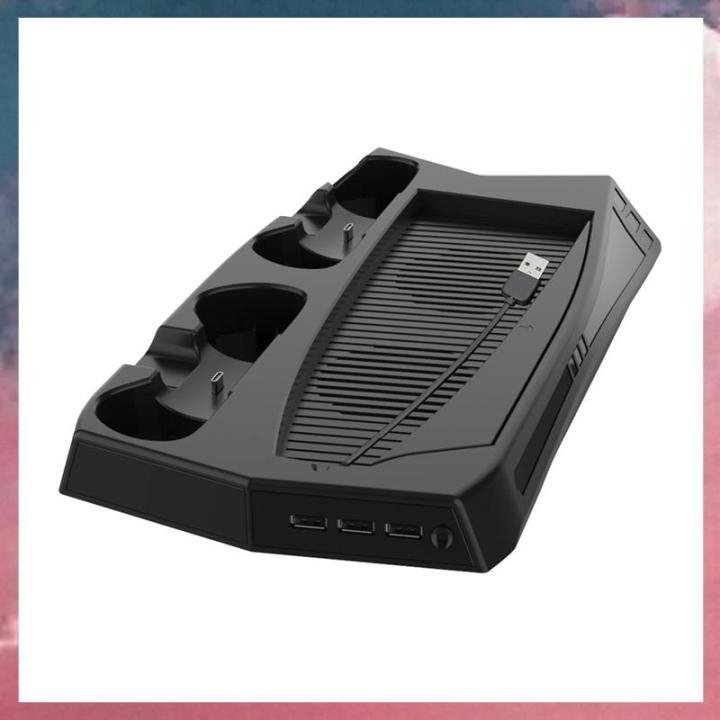 Vertical Stand Cooling Fan Dual Controller Charger Console Charging ...