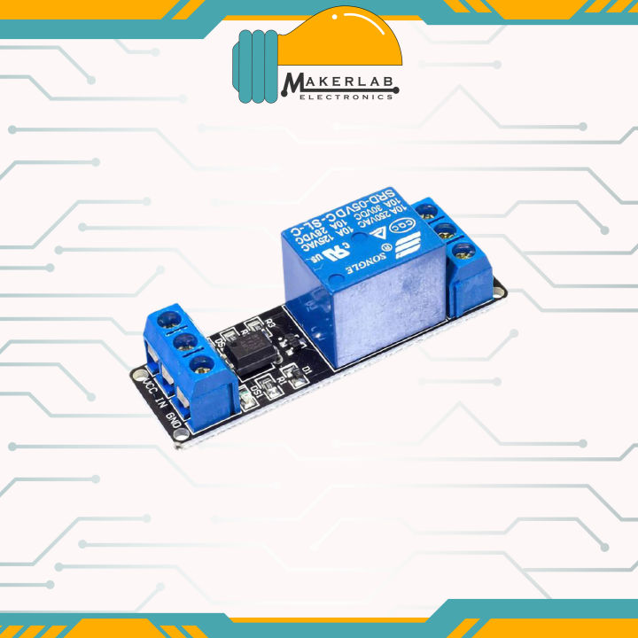 Single Channel Relay 1 Channel Relay 1-Way Relay Module 1CH 5V l 12V ...