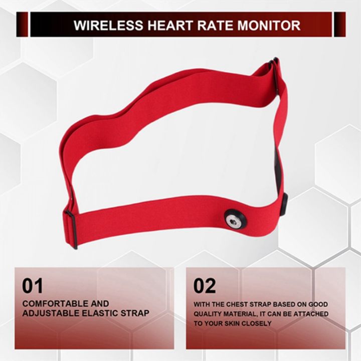 [p6yg]2 Pcs Heart Rate Belt Chest Strap for Mount Heart Rate Sensor ...