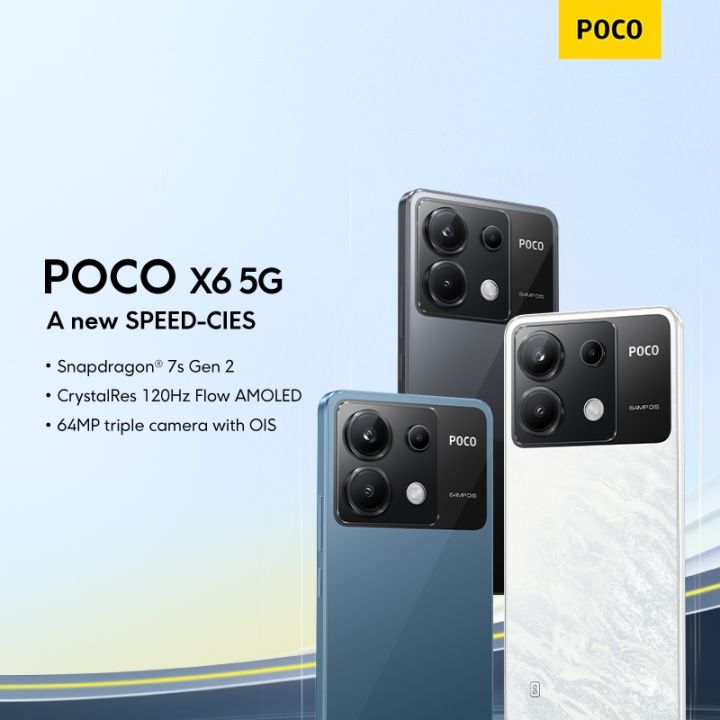 POCO X6 5G powered by Snapdragon® 7s Gen 2 8+256G/12+256G/12+512G ...