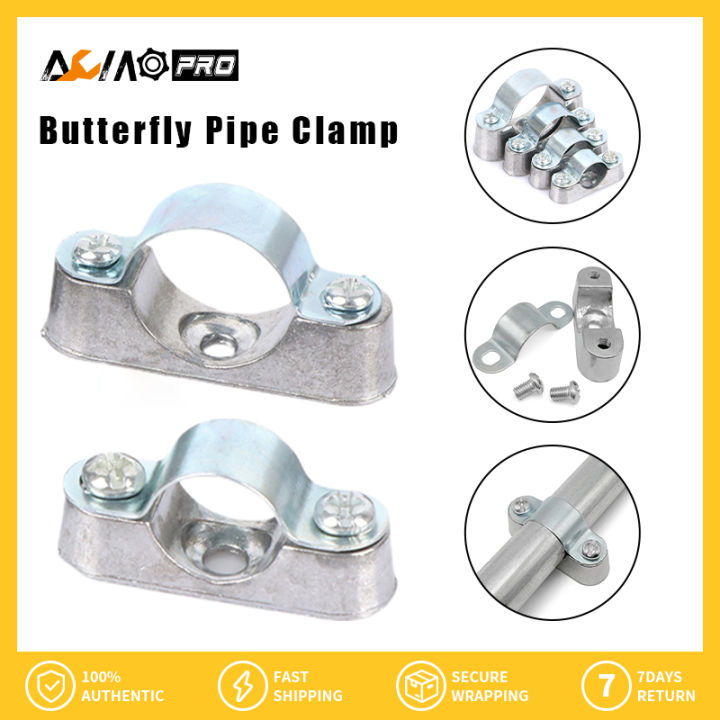 AumoPro 5PCS Pipe Clamp with Screw From The Wall Yards Away From The ...