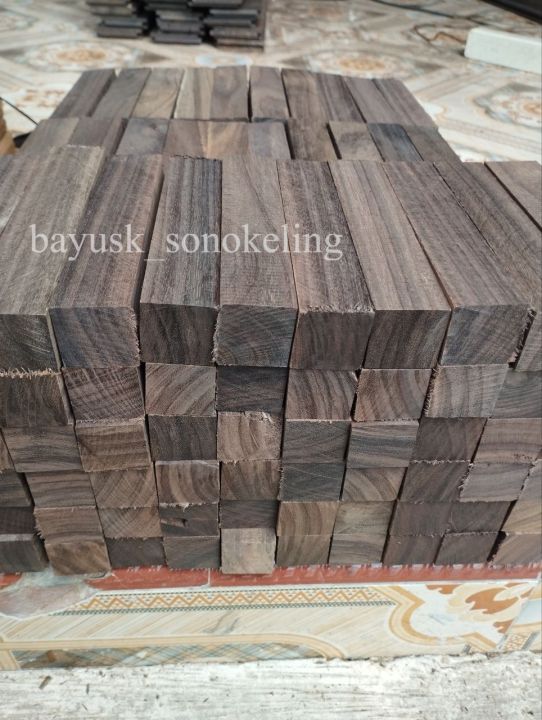 Bahan kerajinan kayu sonokeling ukruan bisa custom sesuai keinginan ...
