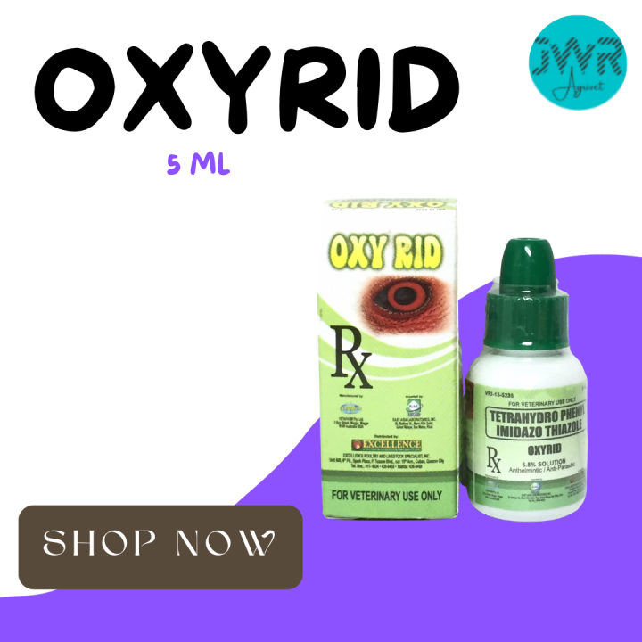 [south Vet] Oxyrid 5ml Eye Drop Supplement For Gamefowl Oxy Rid
