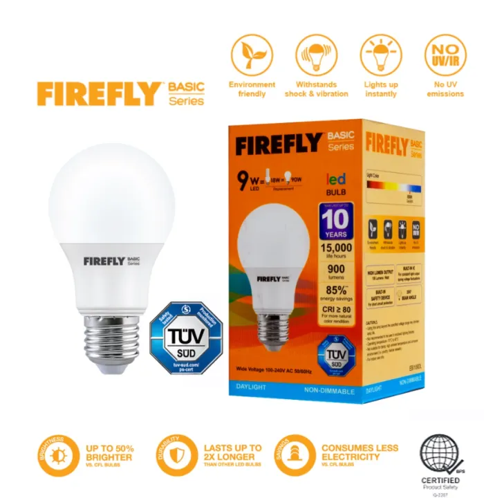 Firefly Basic Series LED Bulbs Daylight 5W 7W 9W 11w 13w 15w 18w ...