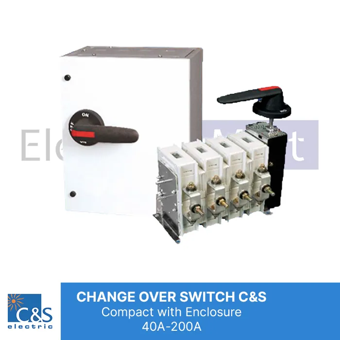 Change Over Switch/COS/Ohm Saklar with Enclosure C&S 40A 100A 125A 160A ...