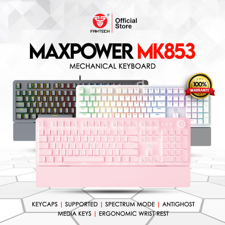 Fantech MK853 Maxpower RGB Mechanical Gaming Keyboard Programmable ...