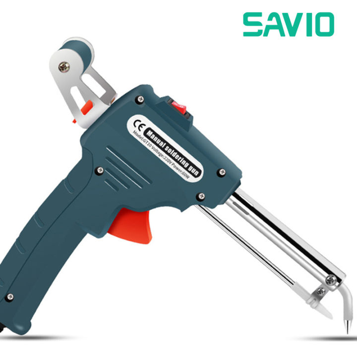 [Ready stock] SAVIO Auto Welding Automatic Feed Soldering Iron, 220V ...