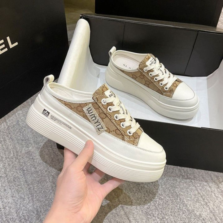 New Inner Height Increase Women's Shoes Fashion Platform Shoes No Heel ...