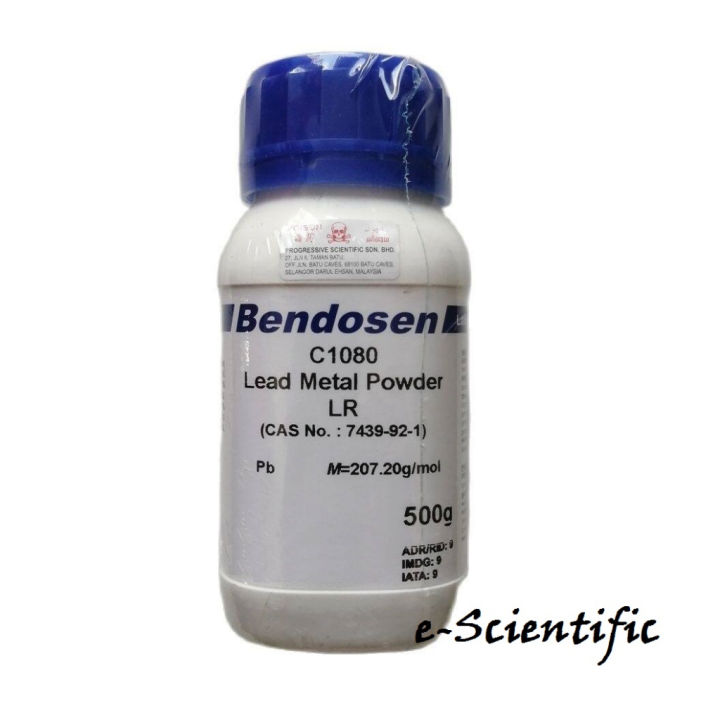 Lead Metal Powder, LR, 500g, BENDOSEN [CAS No. 7439-92-1] | Lazada