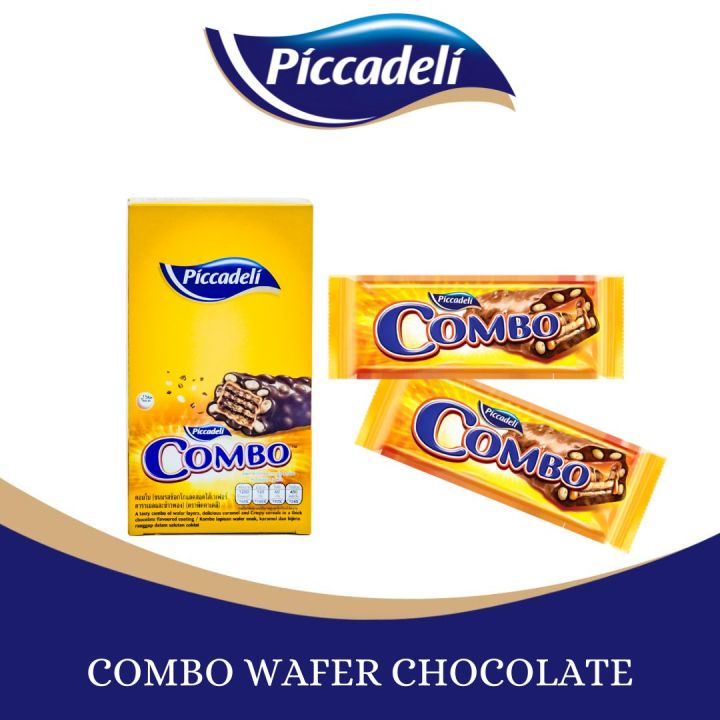 PICCADELI Combo Wafer with Crispy Cereals and Caramel 12x20g | Lazada PH