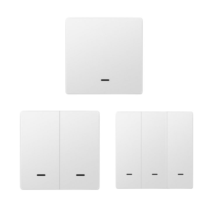 Tuya Smart Switch Wifi And Rf Radio Frequency Smart Switch Zero Fire Line White Lazada