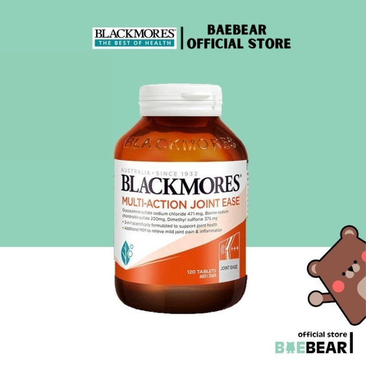 Blackmores Multi-Action Joint Ease + MSM Booster 120 tablets ...