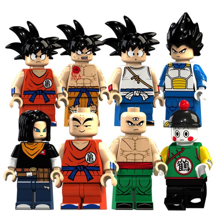KT1007 Anime Figures Dragon Vegeta Goku Trunks Building Blocks Mini ...