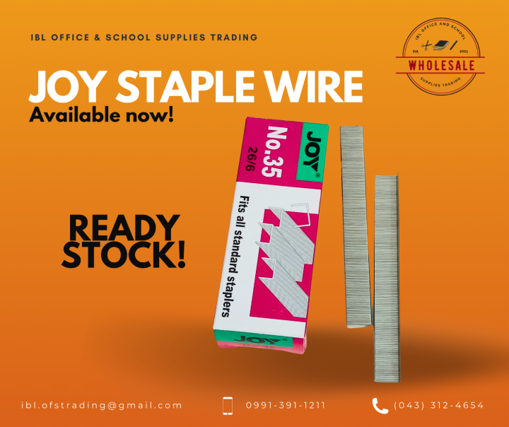 JOY Standard Staple Wire 1 box (5000 pcs) | Lazada PH