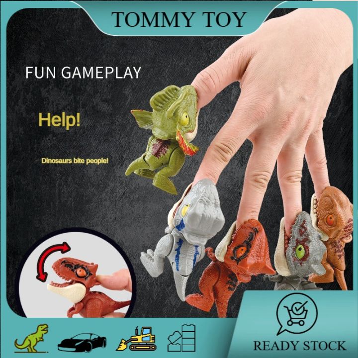 🇲🇾READY STOCK🇲🇾 Bite Finger Dinosaur Toy Children's Hand-Biting ...