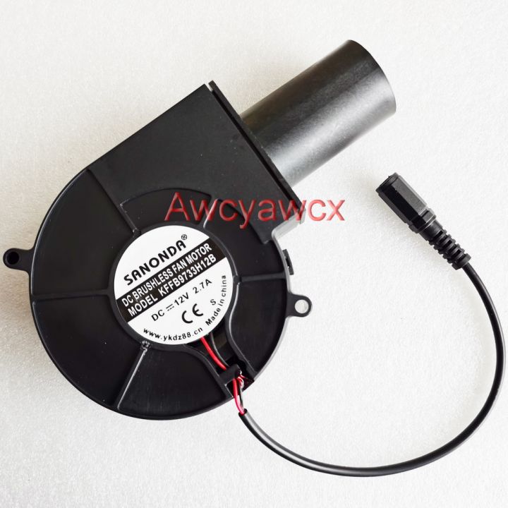 AC DC high quality Blower fan 9733 Small Waste Oil Stove Blower Tool ...