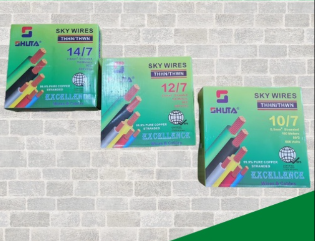 THHN THWN Stranded Wire Shuta (per box) 14/7 (2.0mmm) 12/7 (3.5mm ...