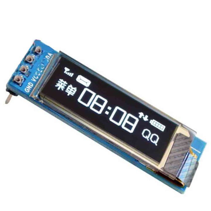 0 91 Inch 128x32 I2c Iic Oled Lcd Led White Blue Graphic Display