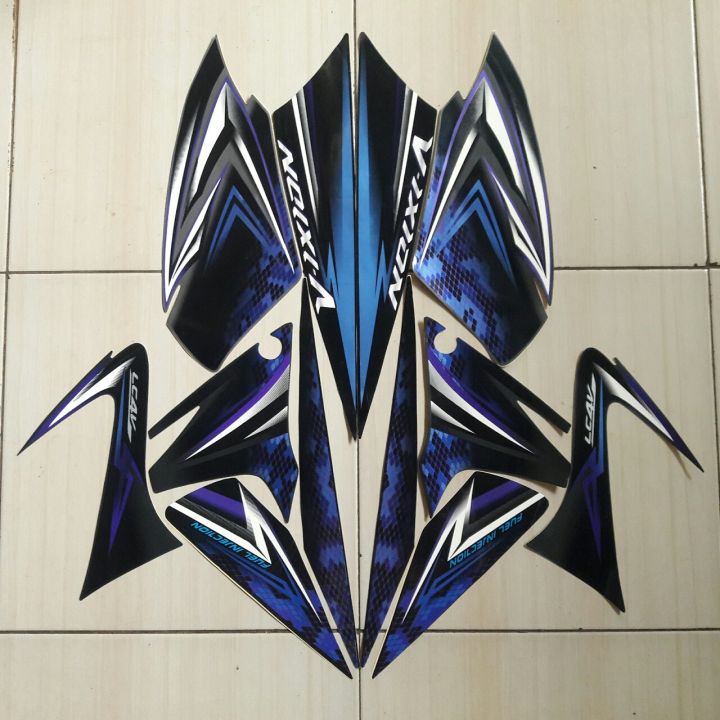 sticker striping motor Vixion Old 2008 Abu Ungu | Lazada Indonesia