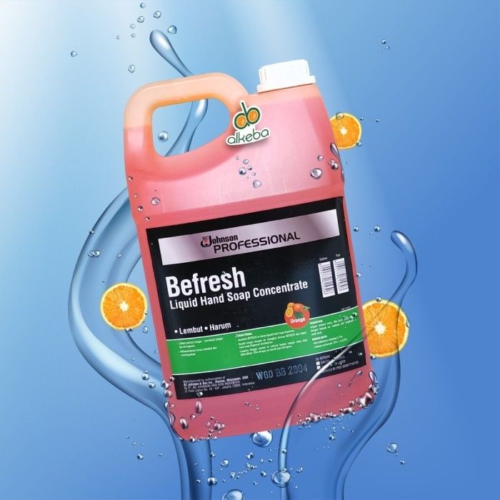 SC Johnson Befresh Orange Galon 4 liter Handsoap Sabun cuci tangan ...