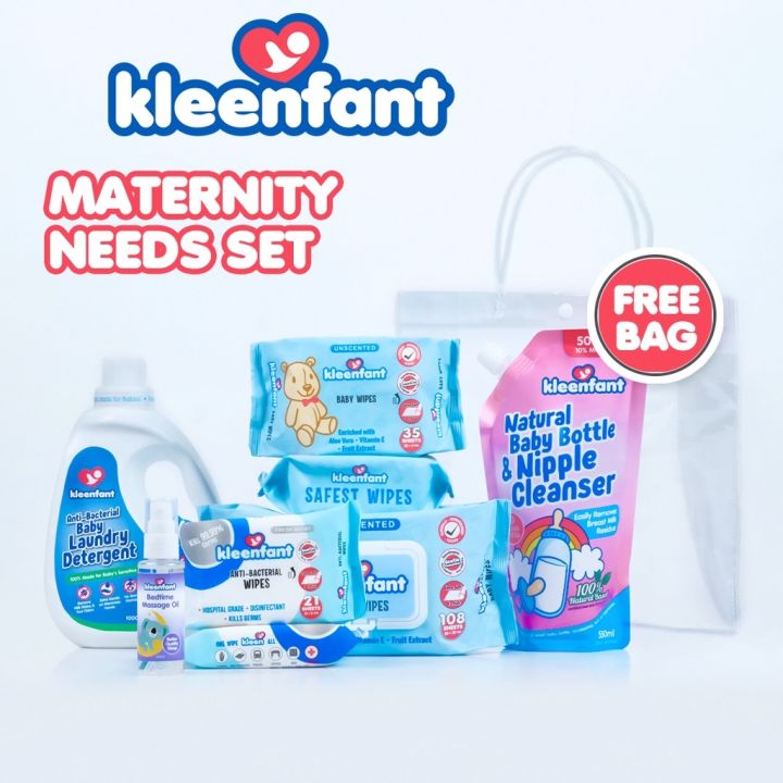 Kleenfant Maternity Needs Gift Set Baby Needs for Mommies | Lazada PH