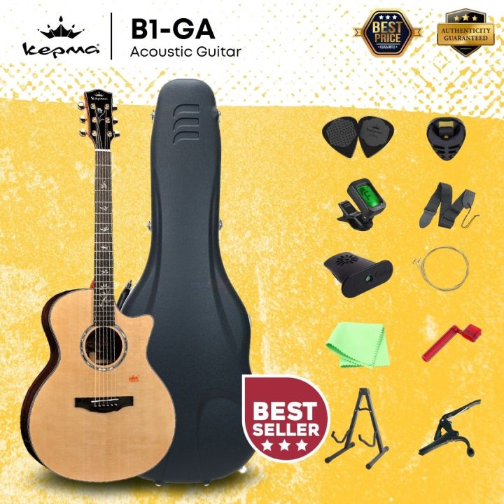 Kepma Elite B1-GA Series Solid Sitka Spruce Top, Side & Back Solid East ...