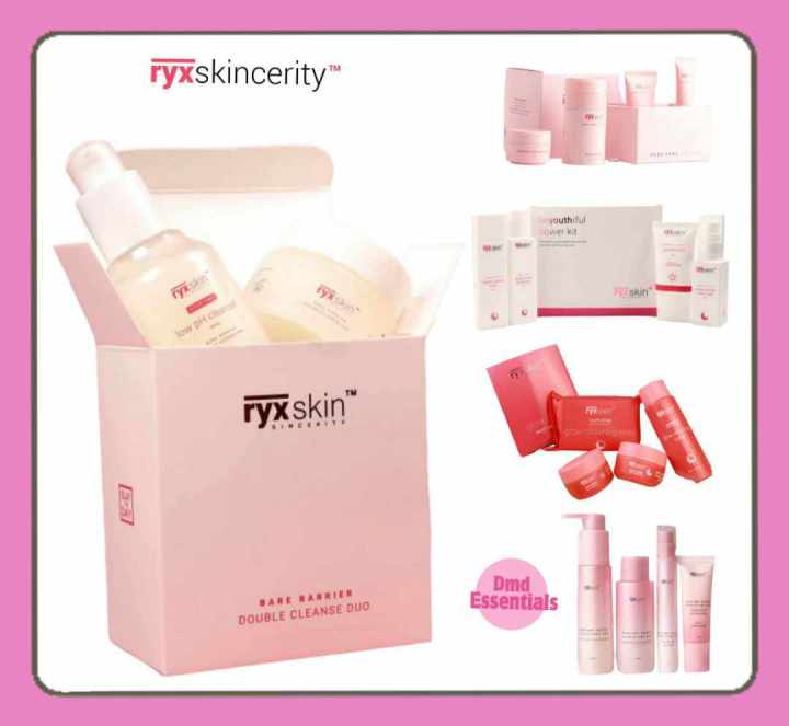 RYX SKIN SINCERITY BARE BARRIER DOUBLE CLEANSE DUO SET WITH FREEBIE ...