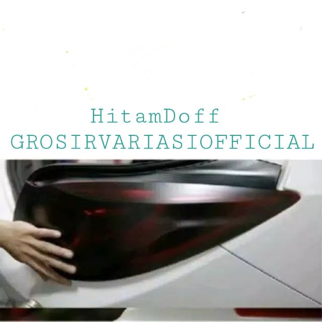 Sticker Headlamp mate black Hitam Doff Hybrid 30x50cm | Lazada Indonesia