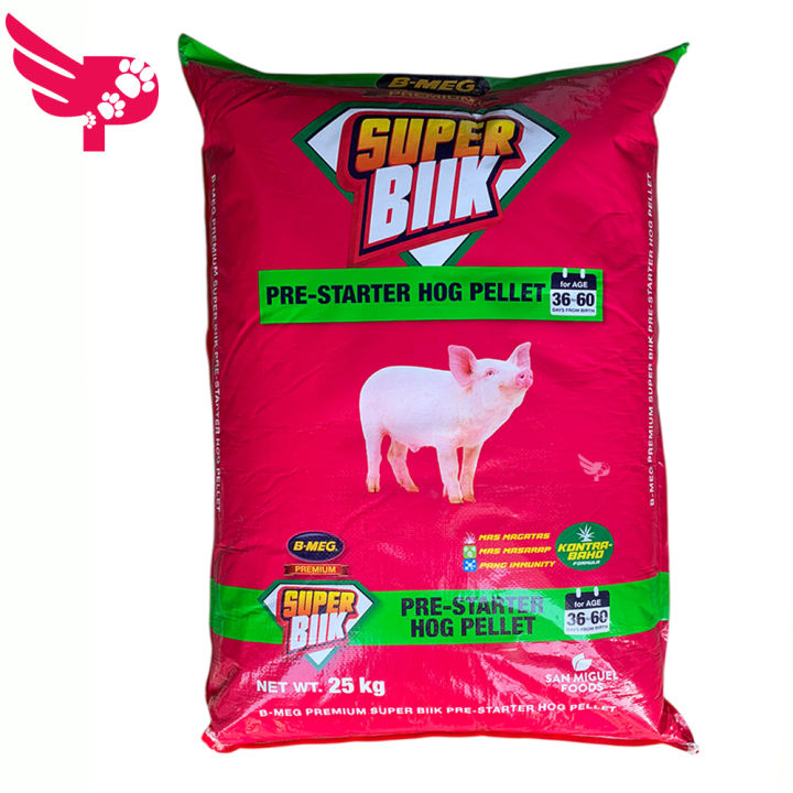 B-MEG Premium Super Biik Pre- Starter Hog Pellet 25kg - NEW PACKAGING ...