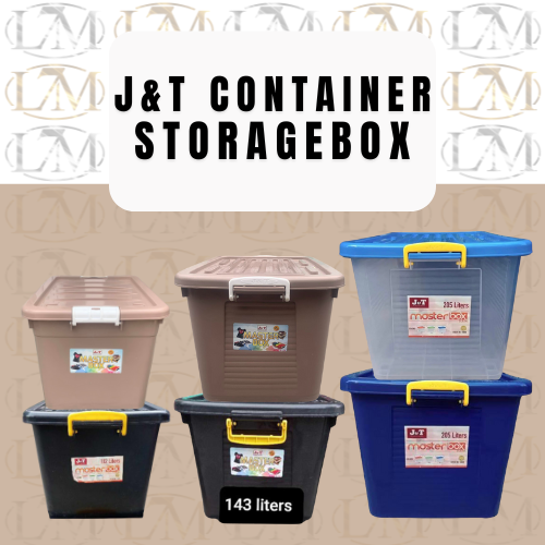 J&T Storage Box or Container 205 Liters / 143 Liters / 102 Liter Sturdy ...